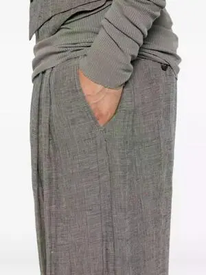 ZIGGY CHEN Check Pattern Trousers