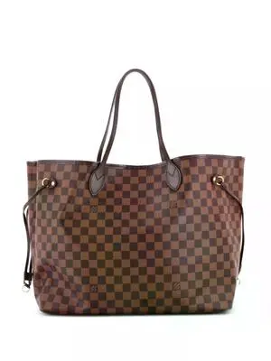 LOUIS VUITTON Neverfull Damier Gm Tote Bag - Brown