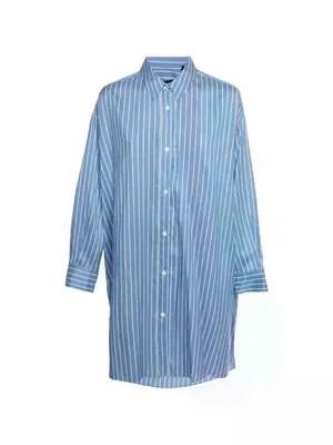 ISABEL MARANT VINTAGE Striped Oversized Shirt - Blue