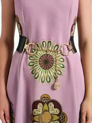 La DoubleJ Medallion-embellished Chain Belt