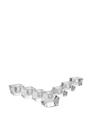 COLLEVILCA Ora Zig-zag Candle Holder - White