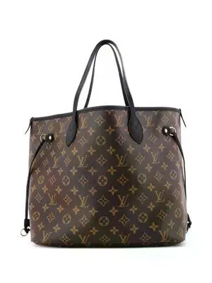 LOUIS VUITTON Monogram Canvas And Leather Tote Bag - Brown