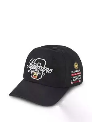 Supreme La Martina Embroidered 6-panel Cap - Black