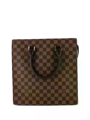LOUIS VUITTON Damier Pm Sac Plat Tote Bag - Brown