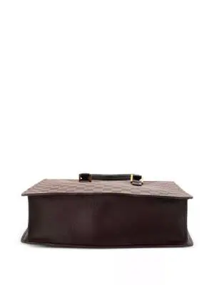 LOUIS VUITTON Damier Pm Sac Plat Tote Bag - Brown
