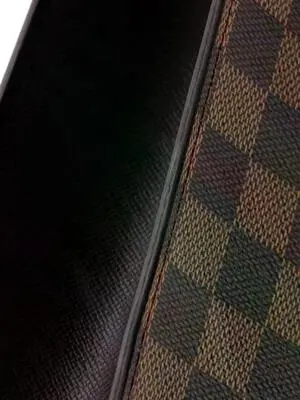 LOUIS VUITTON Damier Pm Sac Plat Tote Bag - Brown