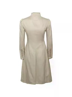 Dolce & Gabbana Ruffle-trim Trench Coat