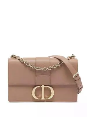 Dior 30 Montaigne Leather Shoulder Bag - Neutrals