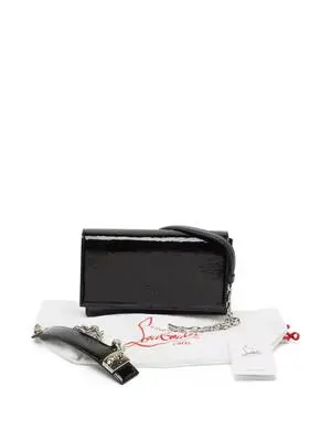 CHRISTIAN LOUBOUTIN Paloma Clutch Bag - Black
