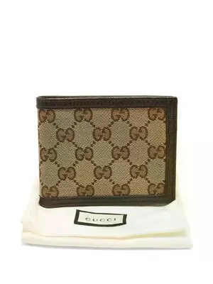 Gucci Gg Supreme Bifold Wallet - Neutrals