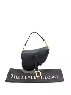 Dior 2022 Mini Leather Shoulder Bag - Black