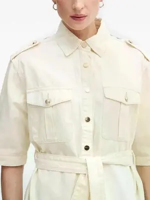 GAUDI Belted Cotton Shirt