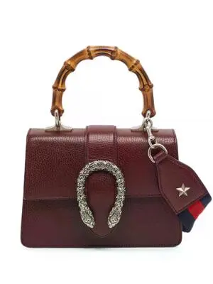 Gucci Mini Dionysus Bamboo Satchel Bag - Red