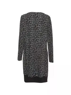 Michael Kors Printed Long-sleeve Dress