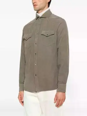 Brunello Cucinelli Corduroy Western-style Shirt