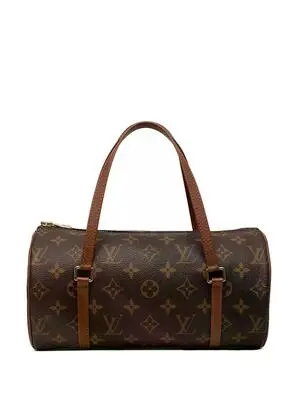 LOUIS VUITTON 2000 Monogram Papillon 26 Handbag - Brown
