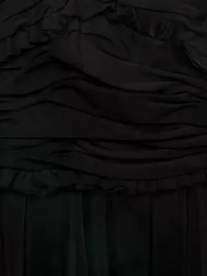 Carolina Herrera Crepe Bustier Maxi Dress
