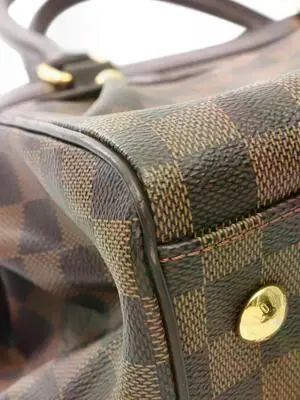 LOUIS VUITTON 2009 Damier Ebene Trevi Pm Satchel - Brown