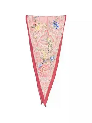 Etro Paisley-print Scarf - Pink