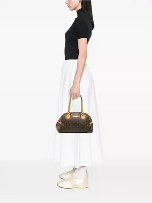 LOUIS VUITTON 2008 Monogram Montorgueil Pm Handbag - Brown