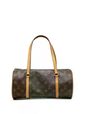 LOUIS VUITTON 2003 Monogram Papillon 30 Handbag - Brown