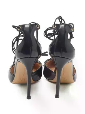 GIANVITO ROSSI Lace-up Pointed-toe Pumps