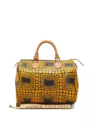 LOUIS VUITTON X Yayoi Kusama Speedy 30 Tote Bag - Yellow