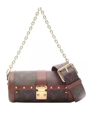 LOUIS VUITTON 2021-2026 Monogram Papillon Trunk Satchel - Brown