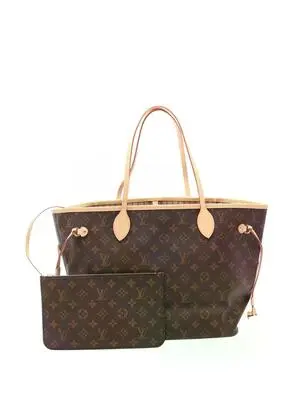LOUIS VUITTON 2007 Monogram Neverfull Mm Tote Bag - Brown