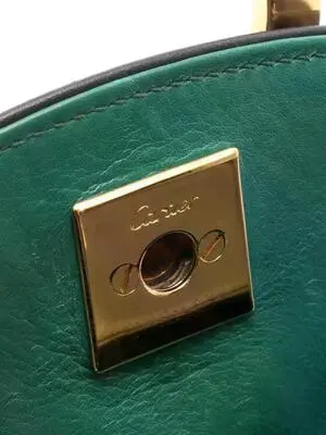Cartier 2010-2026 Leather Panthere Crossbody Bag - Black