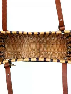 Loewe Small Raffia Anagram Tote Bag