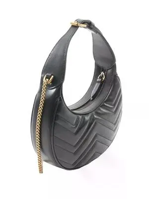 Gucci Mini Gg Marmont Half Moon Satchel Bag