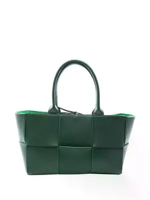 Bottega Veneta 2021-2022 Small Nappa Maxi Intrecciato Arco Tote Bag - Green