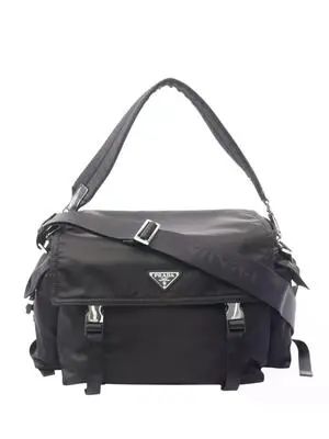 Prada 2013-2026 Re Nylon Explore Bag Satchel - Black
