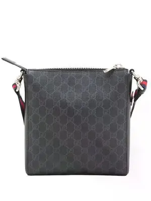 Gucci Gg Supreme Web Messenger Bag