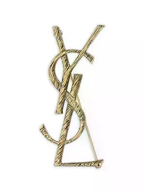Saint Laurent Opyum Brooch - Gold