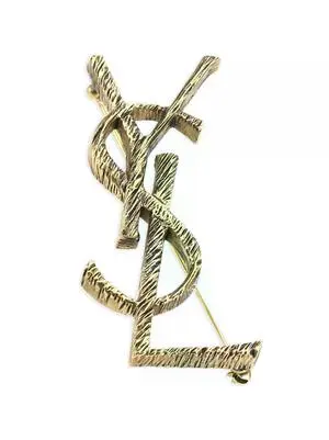 Saint Laurent Opyum Brooch - Gold