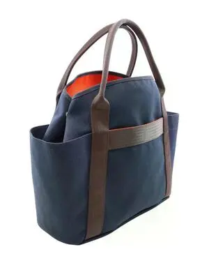 Hermès 2025 Toile Sac De Pansage Grooming Bag Satchel - Blue