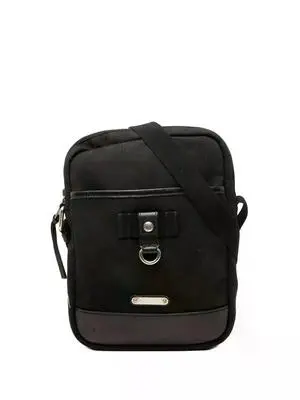 Saint Laurent 2018 Canvas Rivington Crossbody Bag - Black
