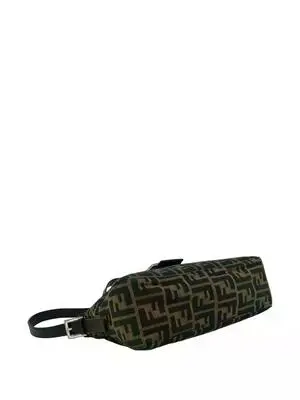 Fendi 1997-2010 Zucca Canvas Shoulder Bag