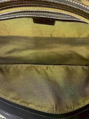 Fendi 1997-2010 Zucca Canvas Shoulder Bag
