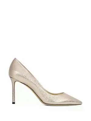 JIMMY CHOO Romy 85 Metallic Pumps