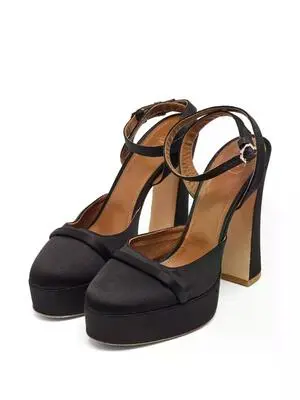 MALONE SOULIERS Mora Platform Ankle-strap Pumps