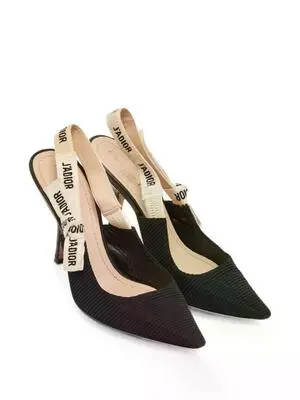 Dior J'adior Bow Slingback Pumps - Black