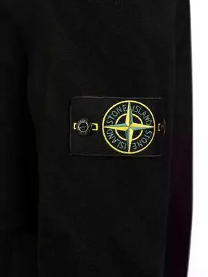 Stone Island Logo Patch Zip-up Hoodie