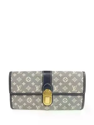 LOUIS VUITTON Sarah Monogram Idylle Wallet - Grey