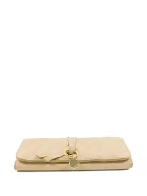 Chloé Leather Wallet - Neutrals