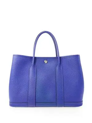 Hermès 2018 Tpm Garden Party Tote Bag - Blue