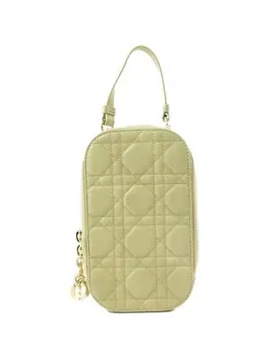 Dior Cannage Lady Phone Holder - Green