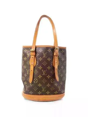 LOUIS VUITTON Pm Bucket Monogram Tote Bag